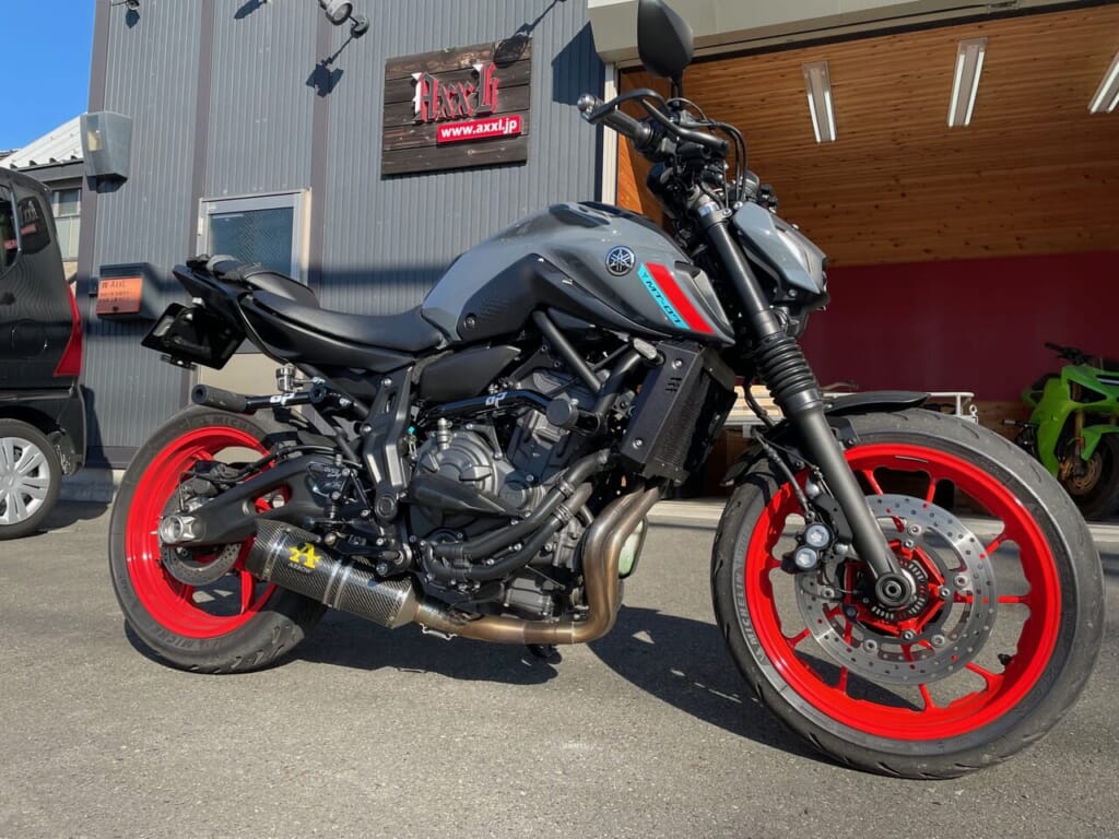 MT07へON-POINTレースアーマー/サブケージを施工しました| AxxL